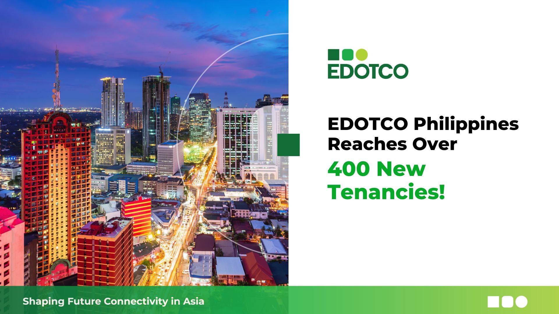 EDOTCO Philippines Reaches Over 400 New Tenancies! | EDOTCO