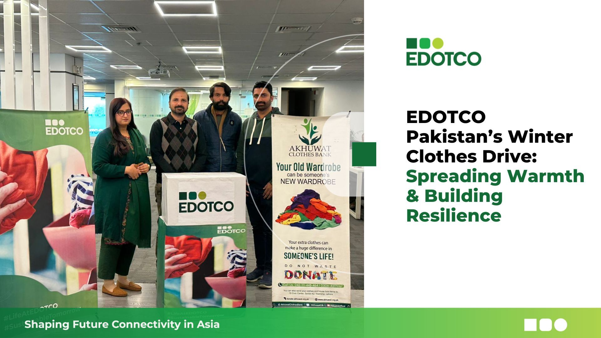EDOTCO Pakistan’s Winter Clothes Drive: Spreading Warmth and Building ...