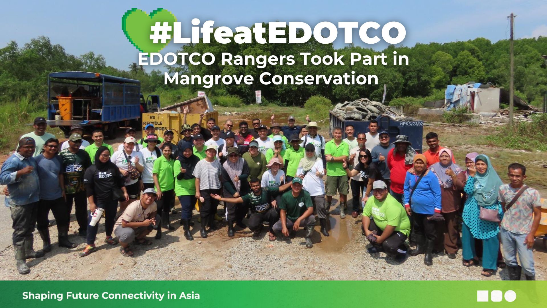 EDOTCO Rangers Took Part in Mangrove Conservation | EDOTCO